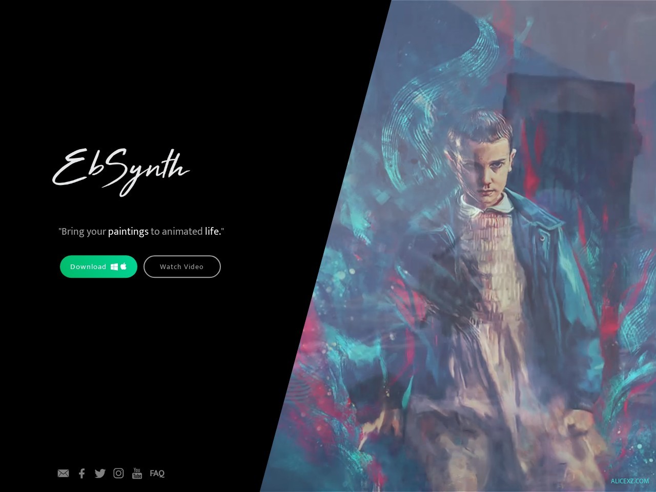 EbSynth官网 - AI将真人视频转化为油画风动画 - AI组件导航